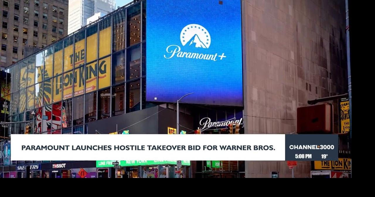 Paramount launches hostile takeover bid for Warner Bros. | Video ...