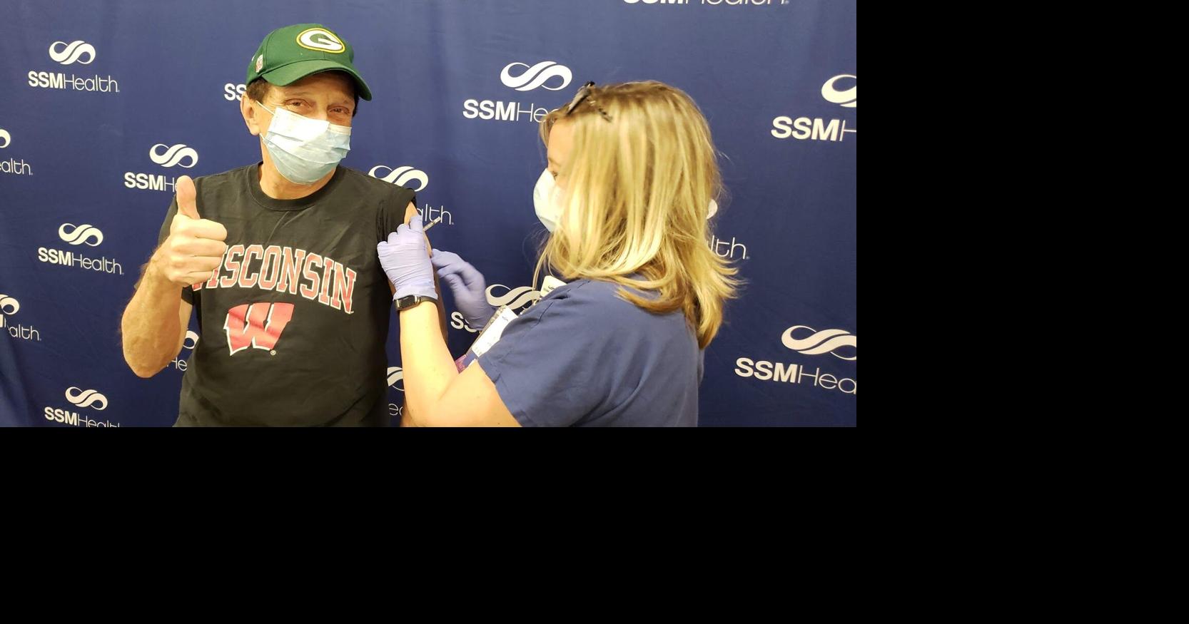 Dr. Zorba Paster, SSM Health employees receive second dose of vaccine ...