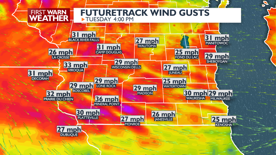 Mild again Tuesday, before a big drop in temperatures | Latest Weather ...