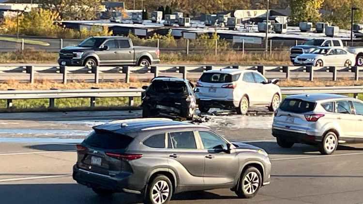 Eastbound Beltline at Gammon Road back open after crash, fire | News ...