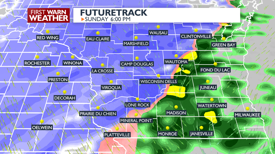 ALERT DAY for snow, wind, and flash freeze Sunday night | Latest ...