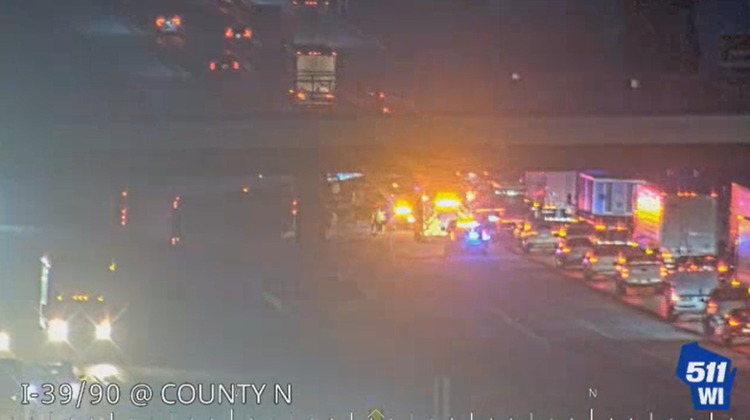 Semi rolls over, slowing traffic on I-39/90 southeast of Madison | News ...