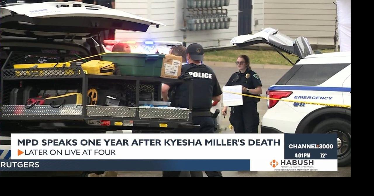 MPD speaks one year after Kyesha Miller's death | Video | channel3000.com