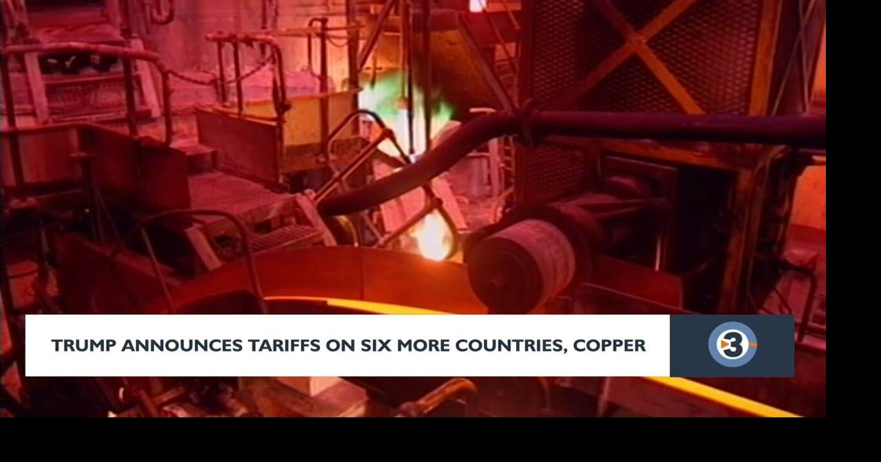 Trump announces tariffs on six more countries, copper | Video ...
