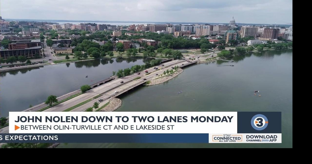John Nolen Dr down to two lanes in each direction starting Monday ...
