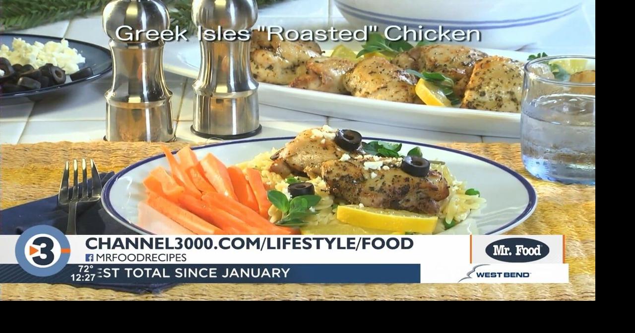 Mr. Food: Greek Isles "Roasted" Chicken | Mr. Food | channel3000.com