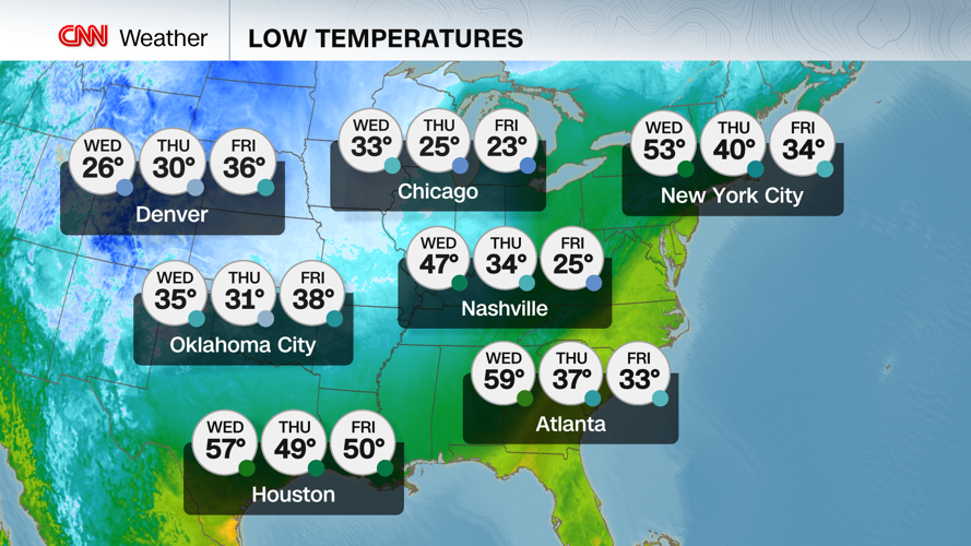 Big temperature drop on the menu this Thanksgiving for millions across ...