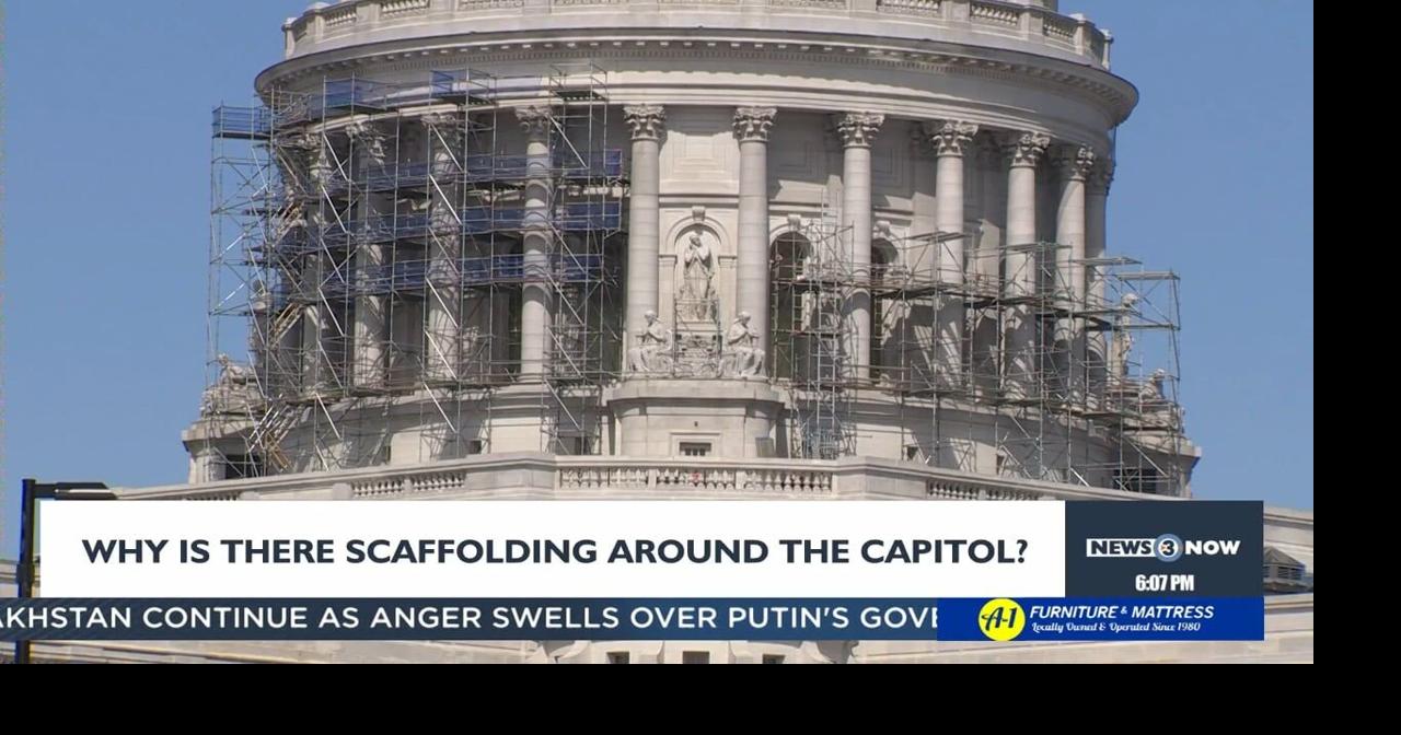 Why is there scaffolding around the Wisconsin State Capitol? | News ...
