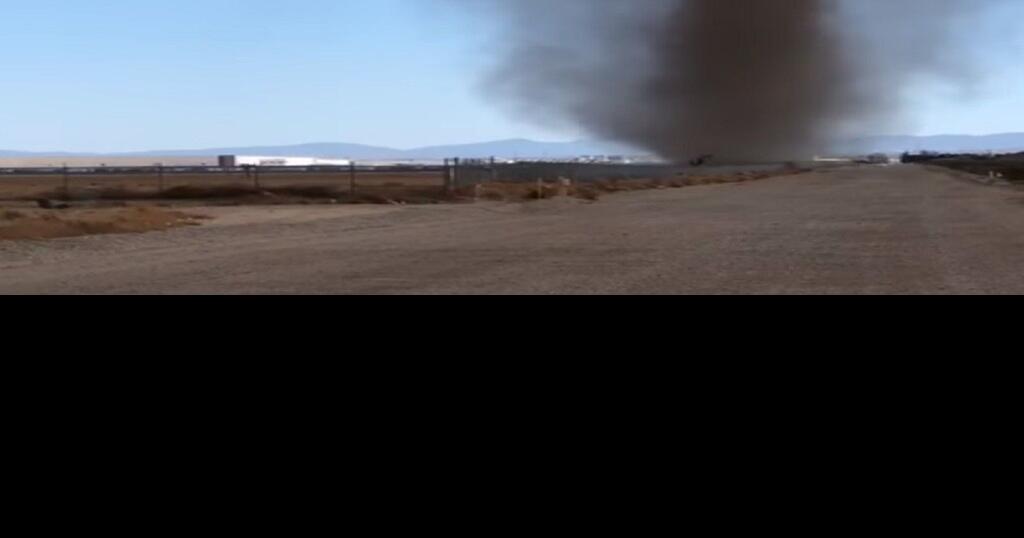 Large dust devil caught on video in California | National and World ...