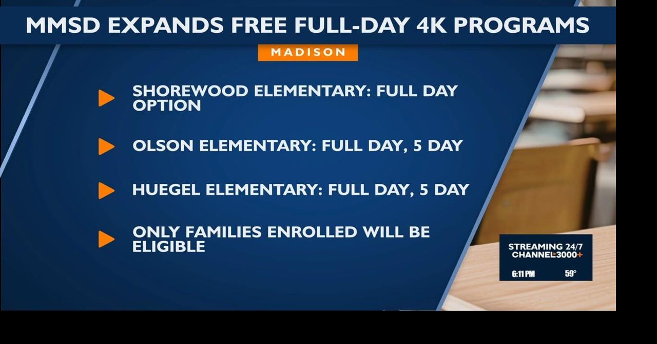 MMSD expands free full-day 4K program, adds 5-day options to some ...