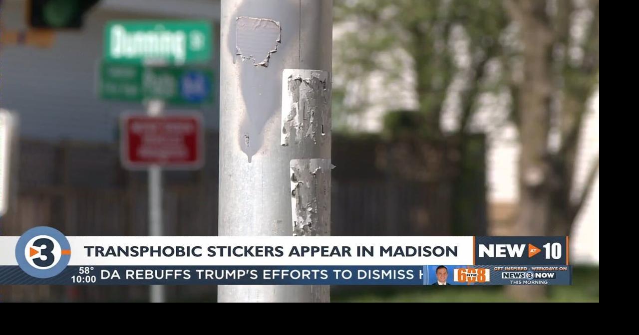 Anti-transgender stickers, graffiti appear across Madison | News ...