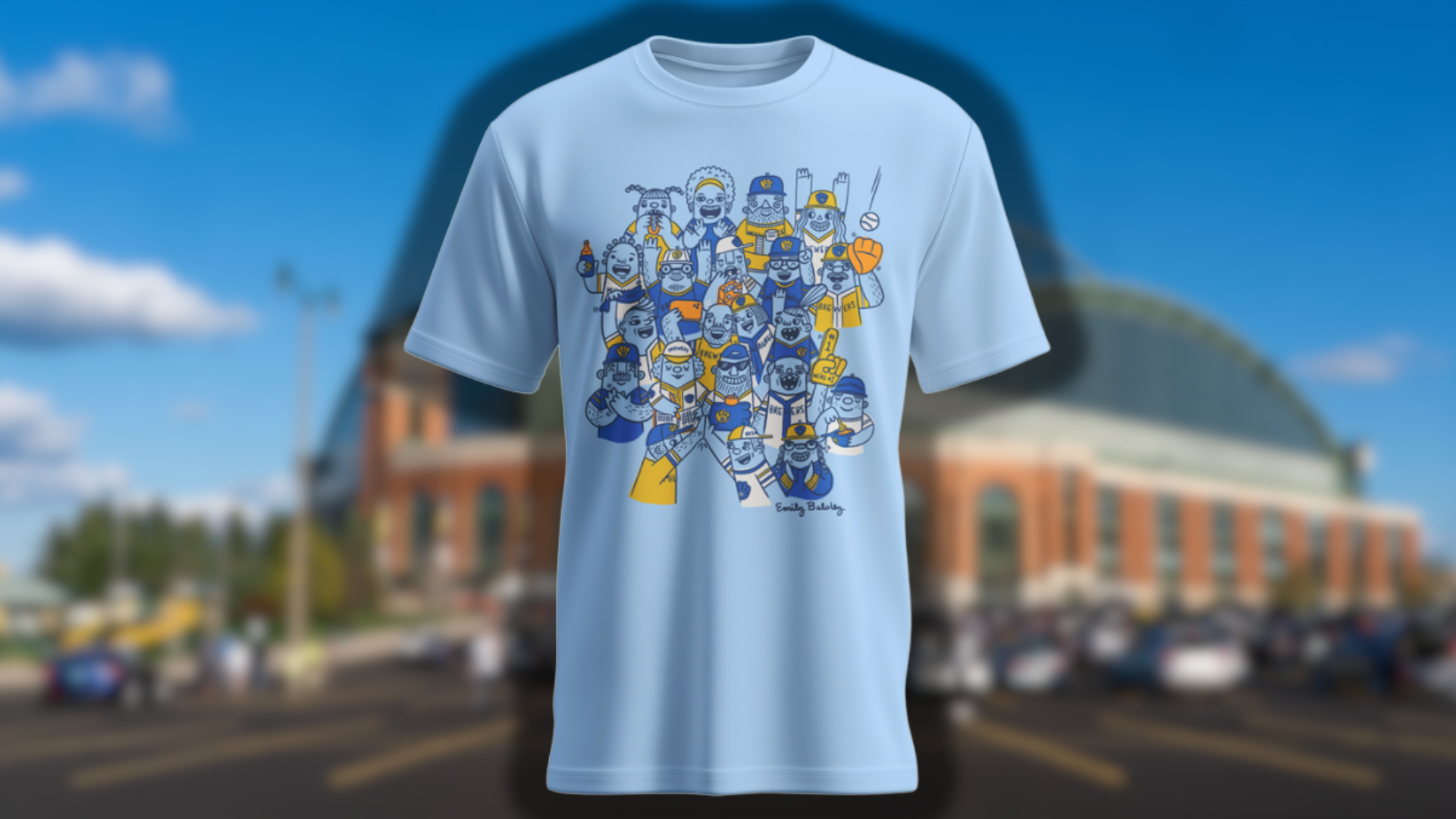 Madison artist channels lifelong fandom into Brewers t-shirt, to be ...