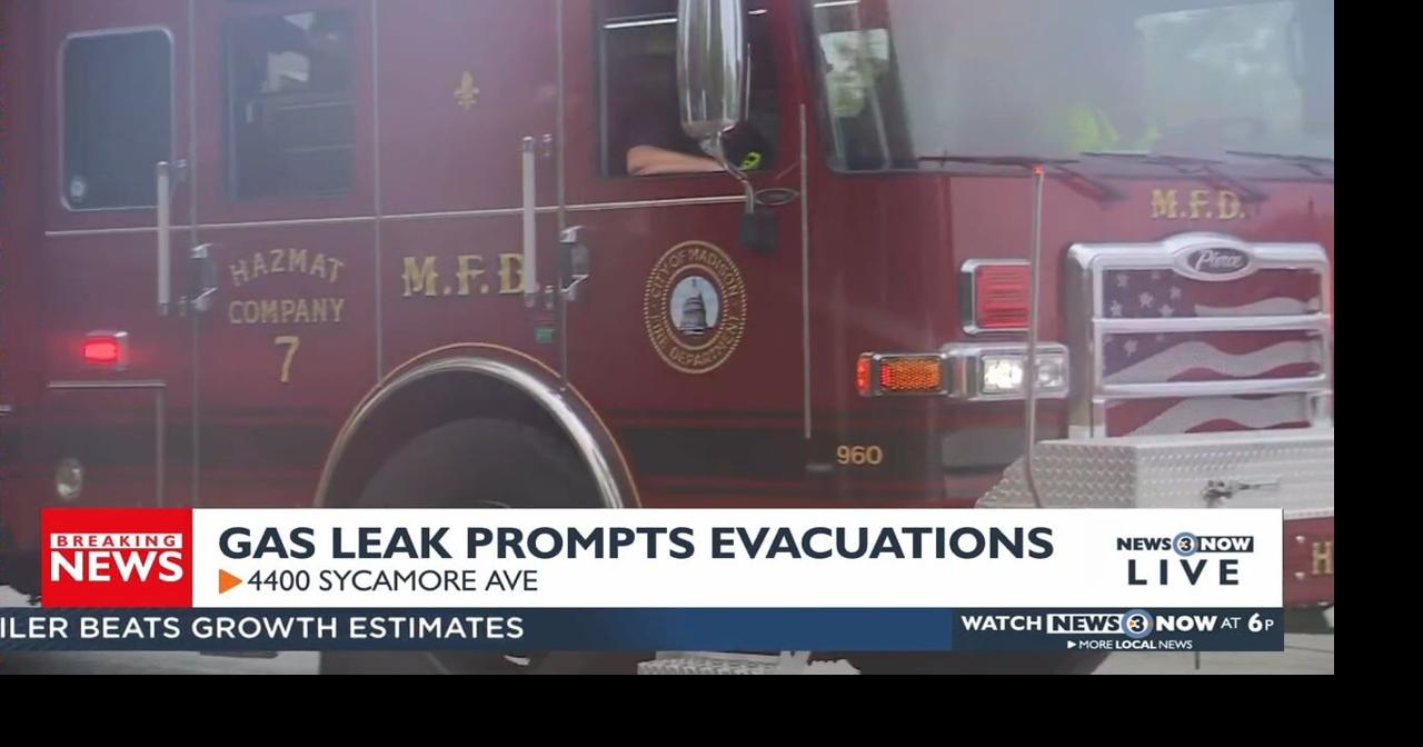 Damaged propane tank valve at center of Sycamore Avenue gas leak ...