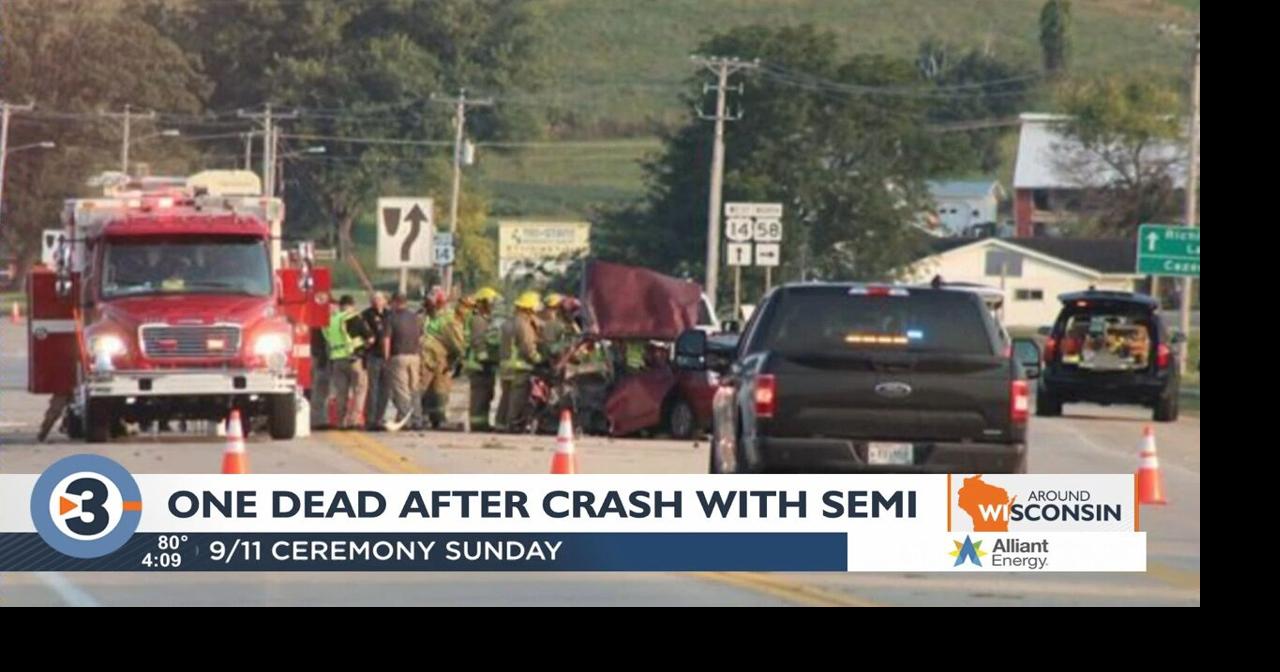 One dead after crashing head-on with semi in Richland Co. | Local News ...