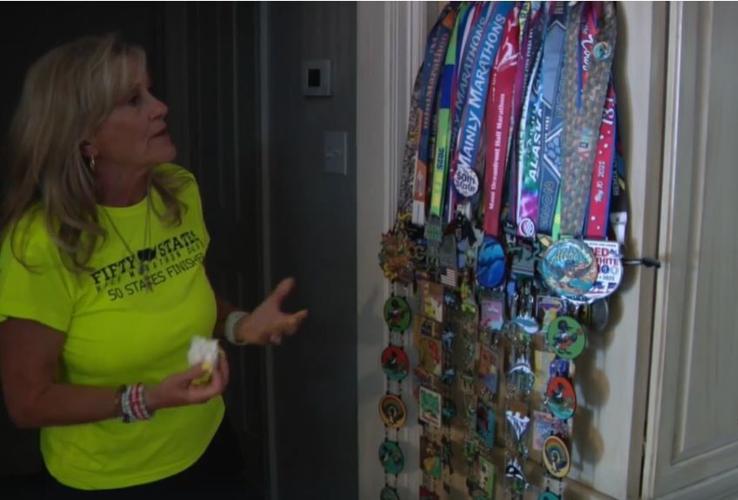 Running through grief; Runner completes 50-state goal after husband's ...