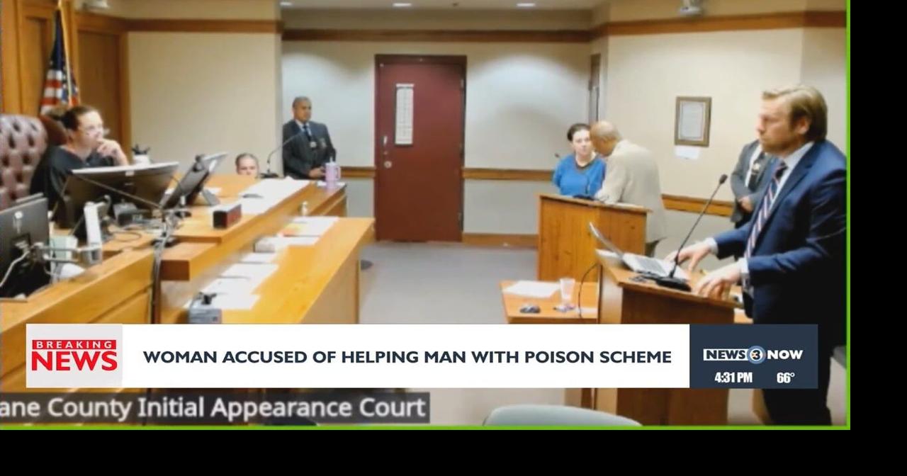 Woman accused of helping man with poison scheme | Video | channel3000.com