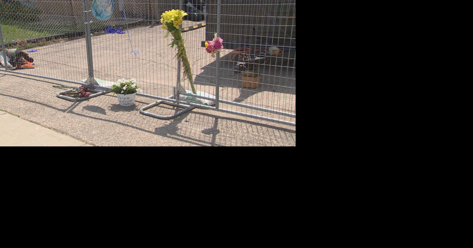 Flowers outside of Ted Heffner's tattoo shop | | channel3000.com