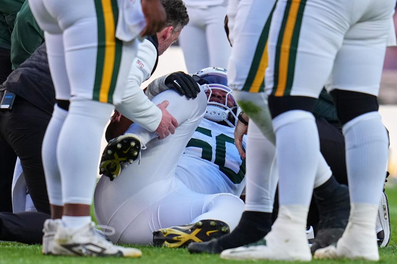 Packers right tackle Zach Tom has a comeback timeline in mind — but it ...