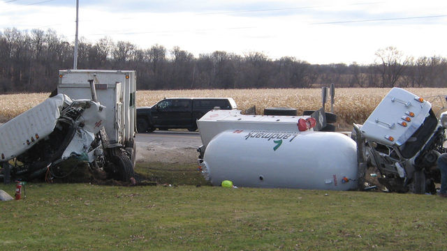 Two injured after fuel tanker, garbage truck collide, crash causes ...