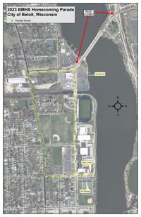 Road closures announced for Beloit Memorial homecoming parade Friday ...