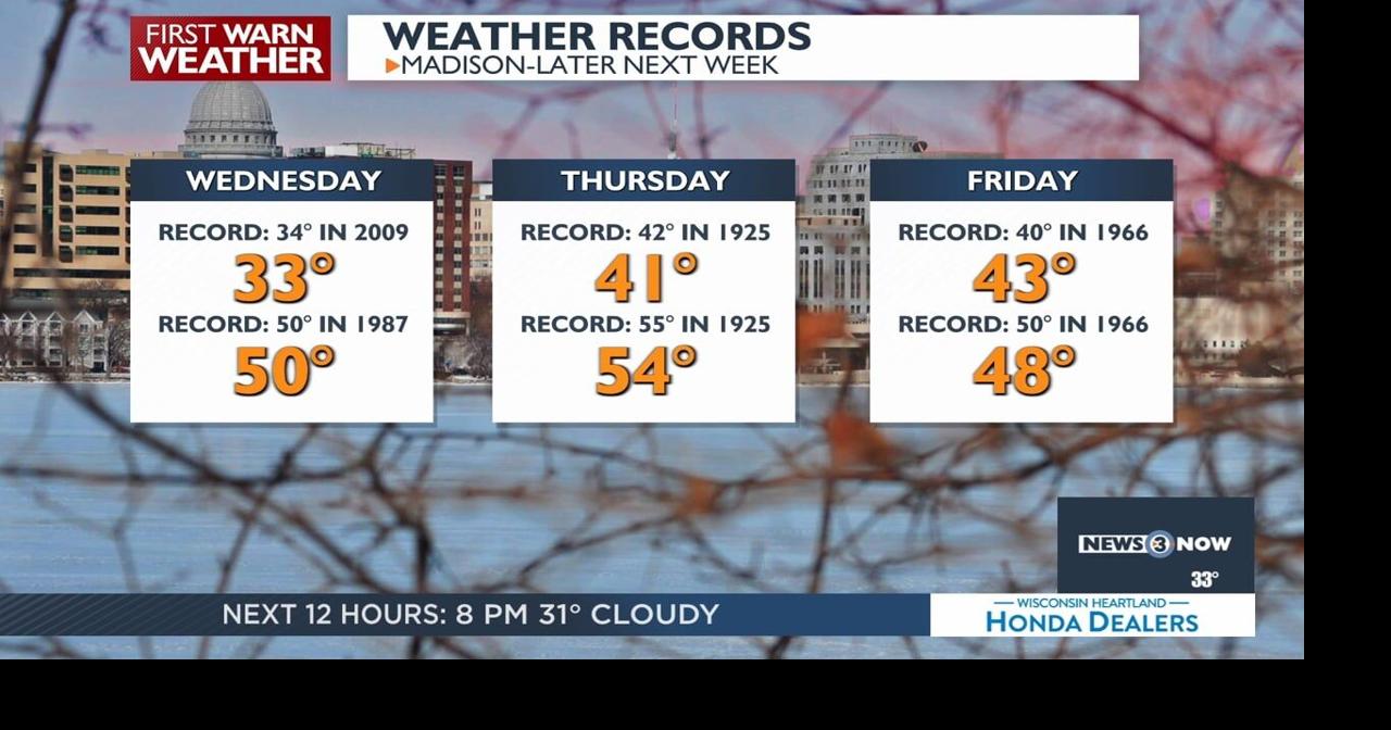Beyond the Barometer: Wisconsin could see record high temperatures this ...