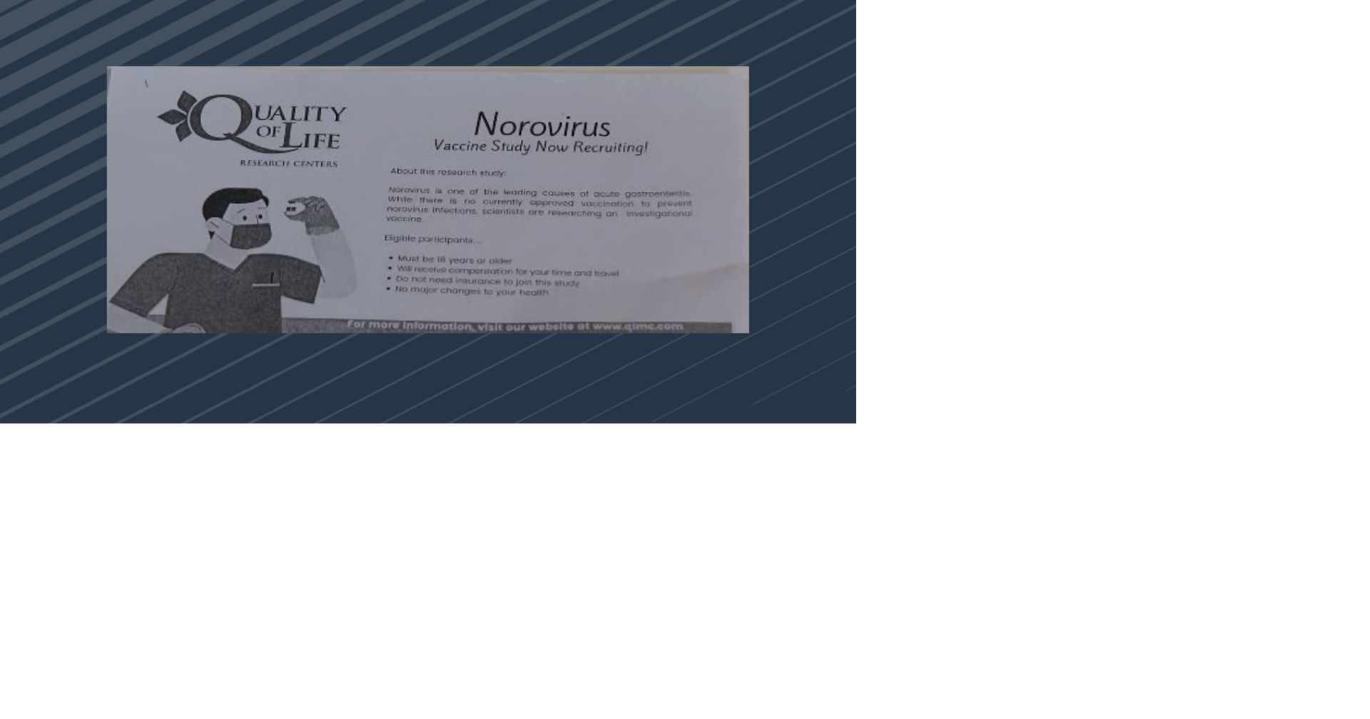 Norovirus vaccine trial underway in Tucson as cases surge nationwide ...