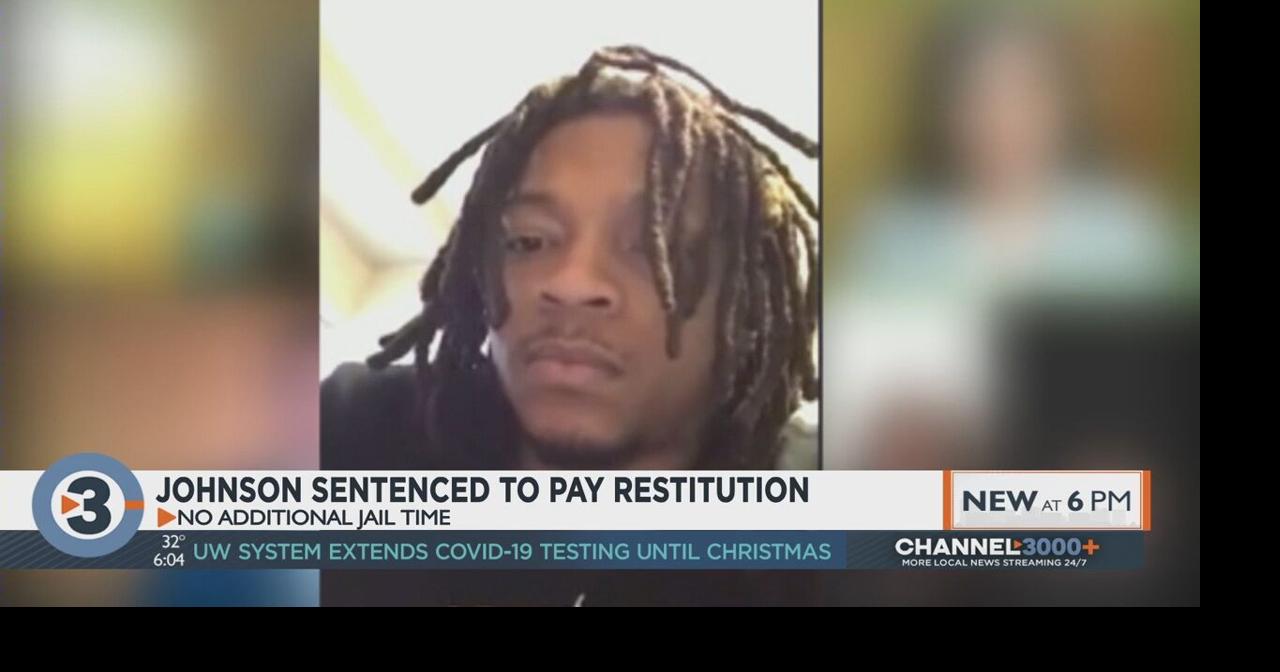 Johnson sentenced to pay restitution, no additional jail time | Crime ...
