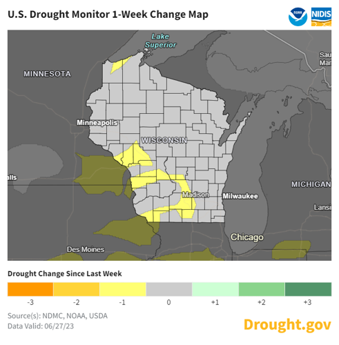 Drought conditions in southern Wisconsin worsen amid lack of ...