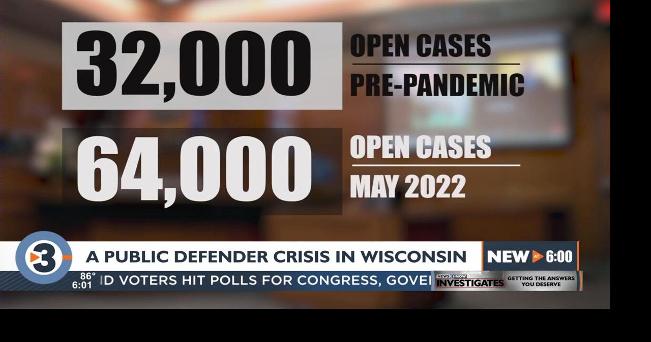 ‘This is unsustainable’: Wisconsin public defender caseloads in crisis ...