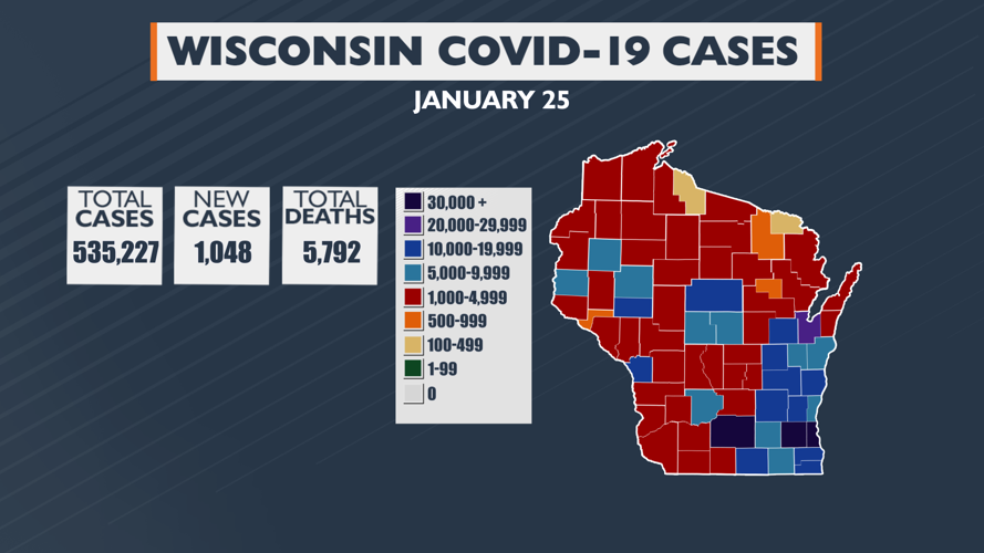 56 more hospitalized with COVID-19 in Wisconsin; 7-day positivity rate ...