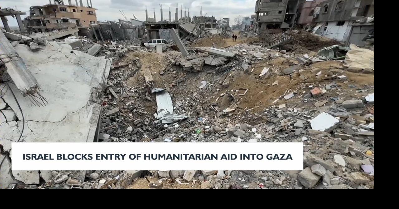 Israel blocks entry of humanitarian aid into Gaza | Video | channel3000.com
