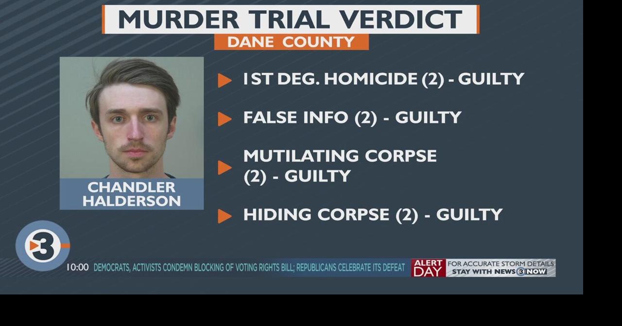 Chandler Halderson found guilty on all charges in parents’ murders ...