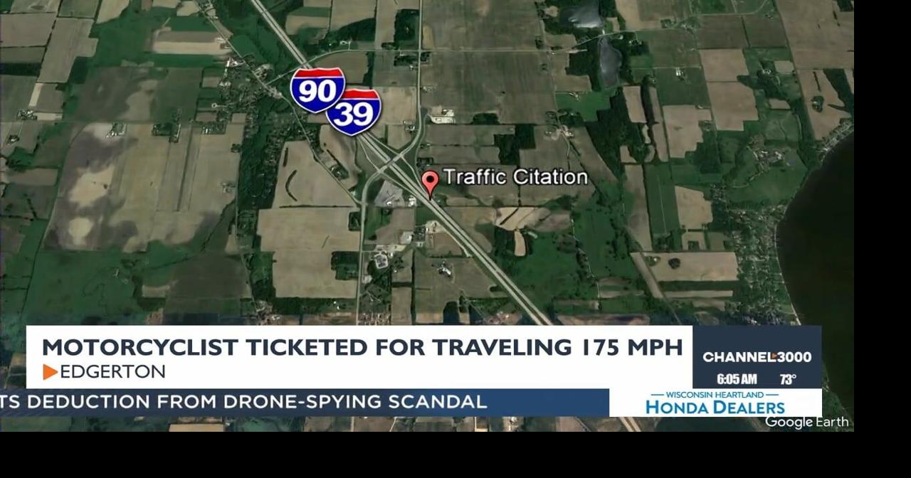 Motorcyclist ticketed for going 175 mph | Video | channel3000.com