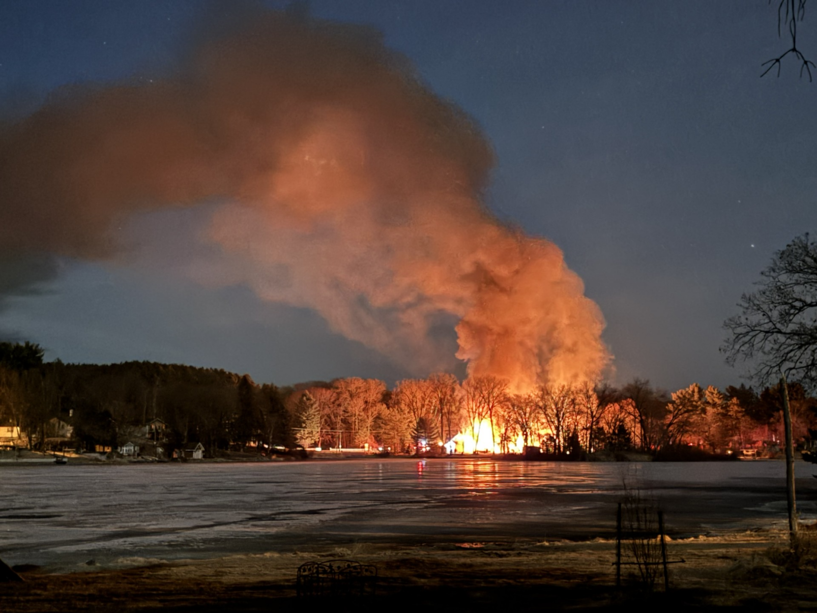 House fire on Lawrence Lake | News | channel3000.com