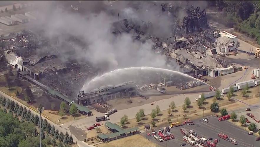 PHOTOS: Industrial fire crews work to put out Rockton chemical fire ...