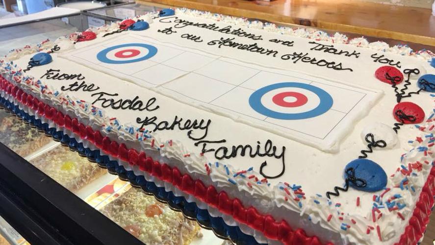 PHOTOS: Stoughton bakery welcomes Olympic curlers with custom doughnuts ...