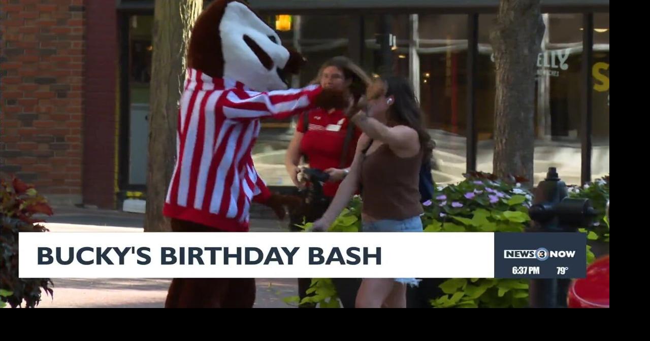 Bucky Badger celebrates 85th birthday with downtown Madison bash | News ...