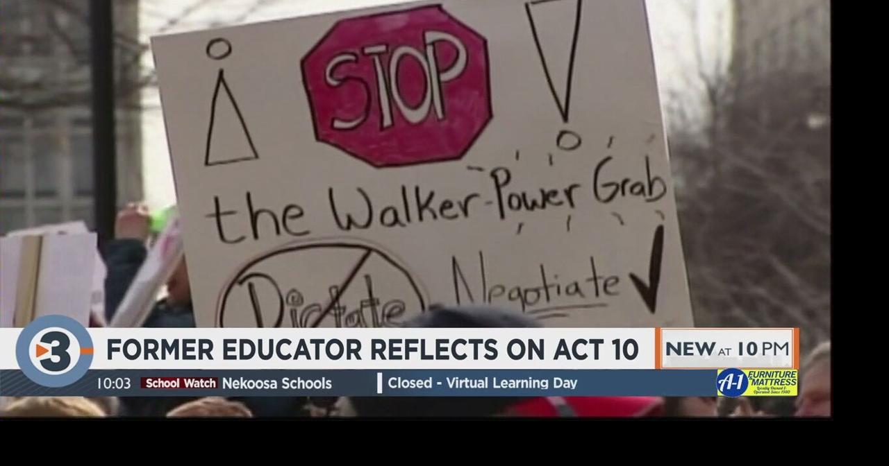 10 YEARS LATER: Teacher who spoke during Act 10 protests reflects on ...