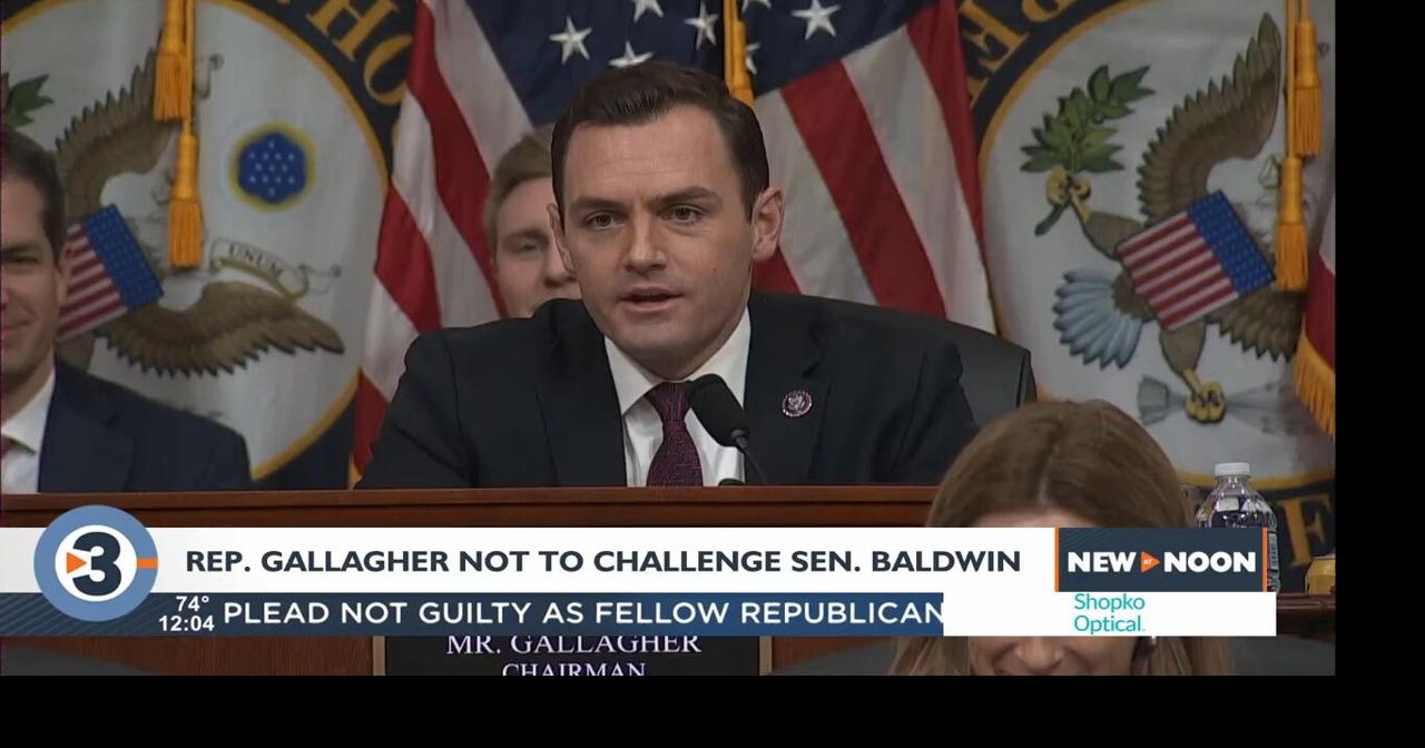 Rep. Mike Gallagher to seek re-election, will not challenge Baldwin for ...