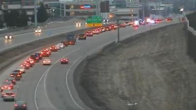 One hospitalized, two suffer minor injuries in two-vehicle crash on ...