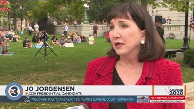 Libertarian Presidential Candidate Jo Jorgensen holds event in Madison ...