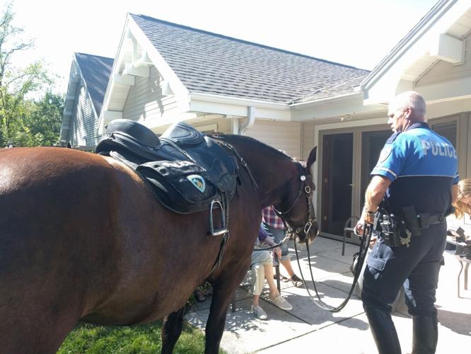 PHOTOS: Madison Police Mounted Patrol Unit visits patients, staff at ...