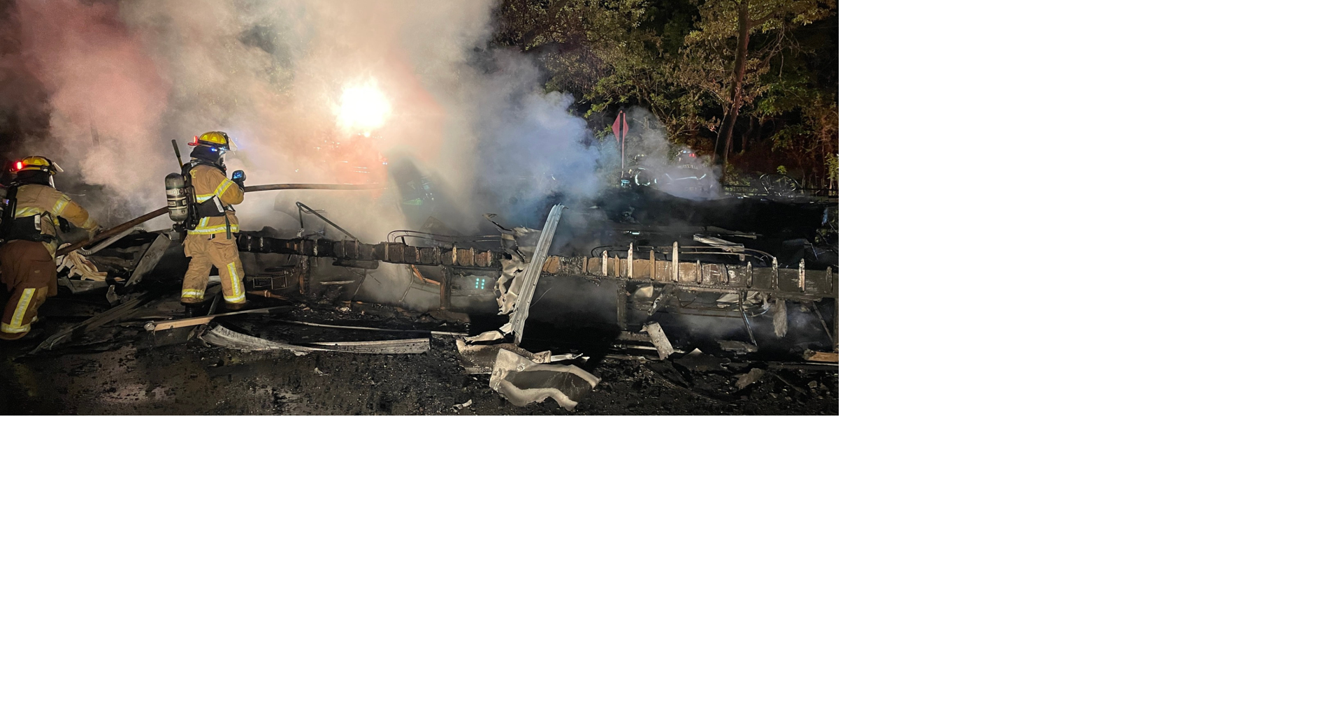 Mobile home destroyed, two other homes damaged in fire at campground ...