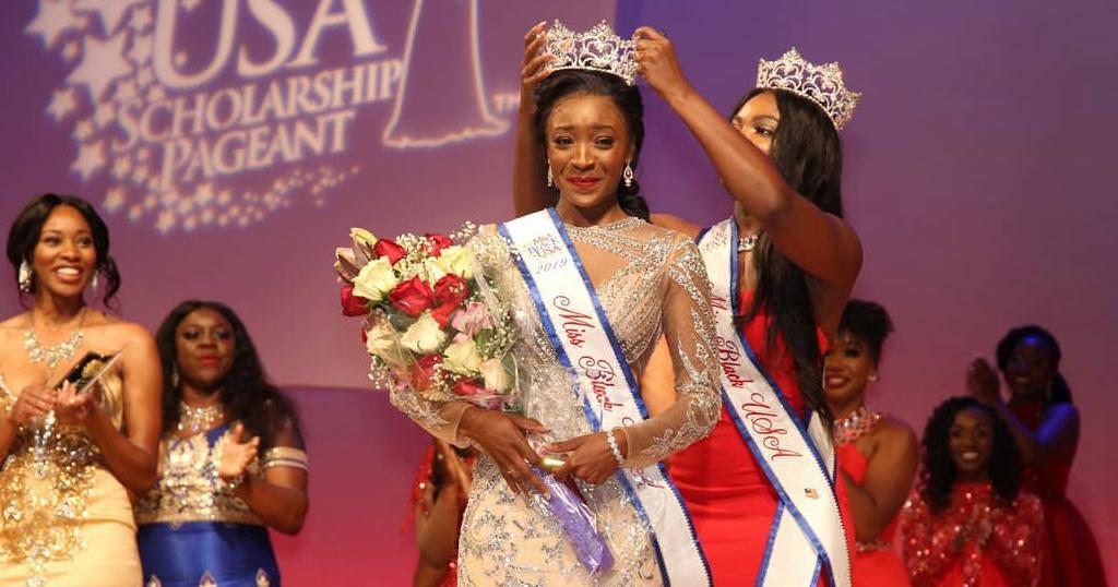 Supporters Celebrate Madison Native Tekema Balentines Miss Black Usa