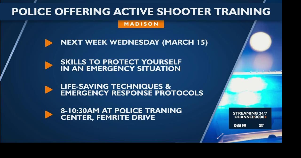 Madison police offering active shooter training for residents | News ...