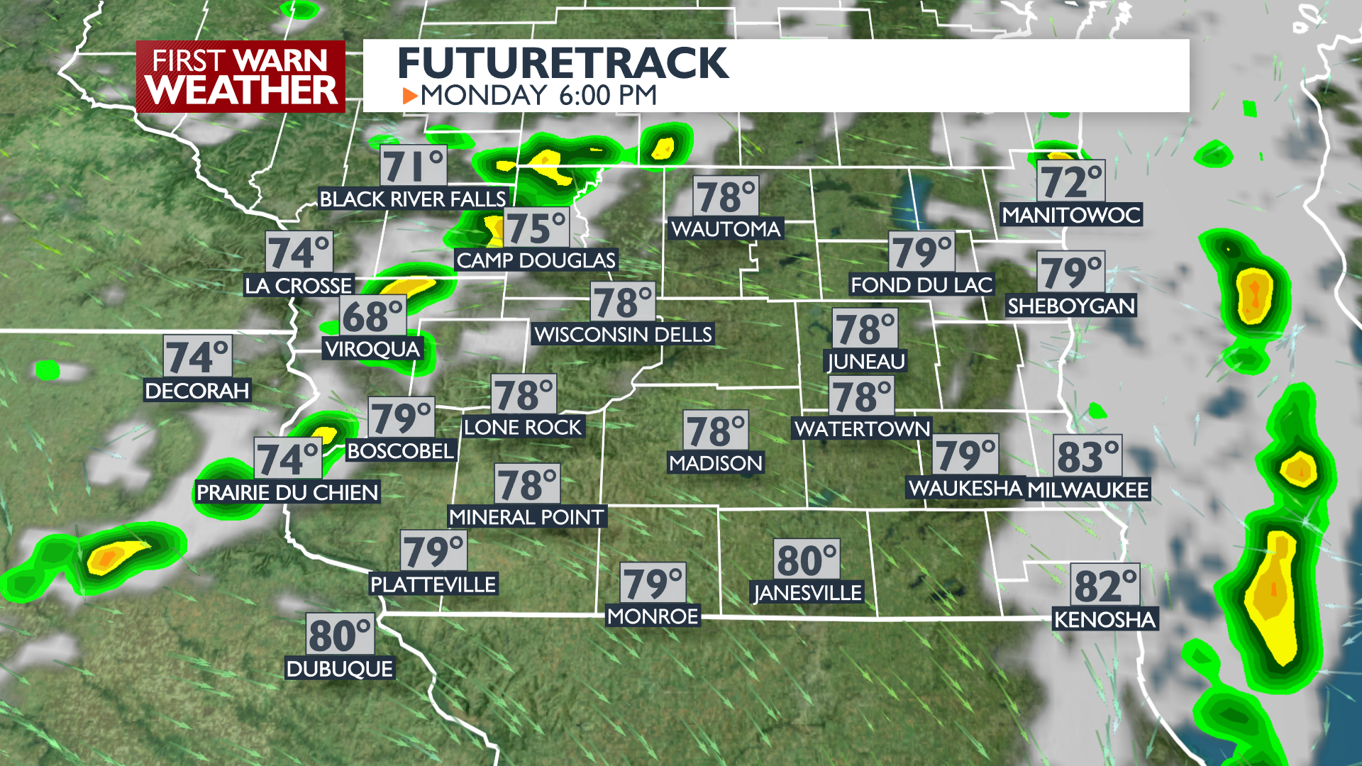 A few storms possible Monday evening | Latest Weather Forecast ...