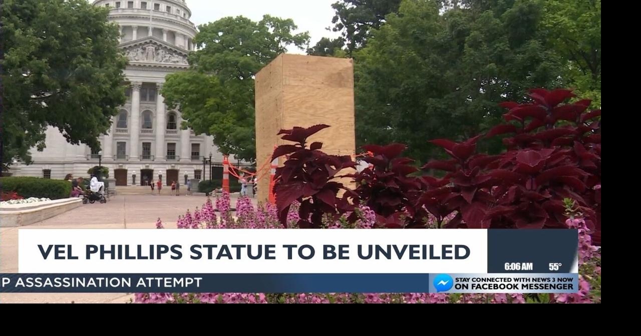 Vel Phillips memorialized on State Capitol grounds | Video ...