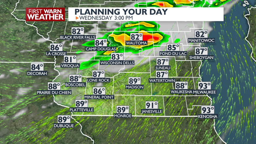 ALERT DAY: High heat expected Wednesday with increased chance for ...