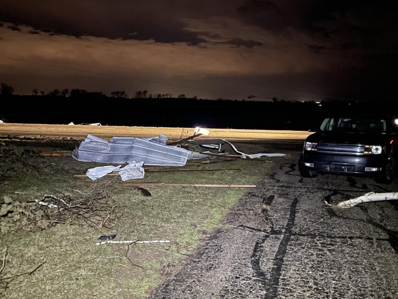 U.S. Highway 14 back open east of Evansville following tornado | News ...