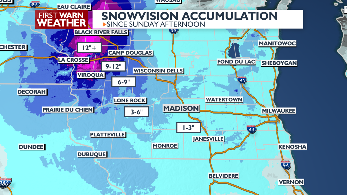 Spring storm drops nearly two feet of snow on parts of Wisconsin | News ...